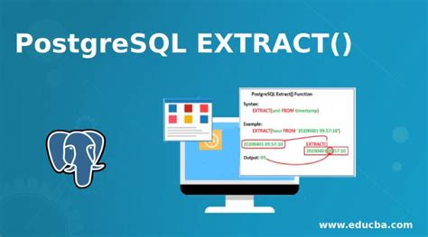 Postgresql Extract How Does Postgresql Extract Work