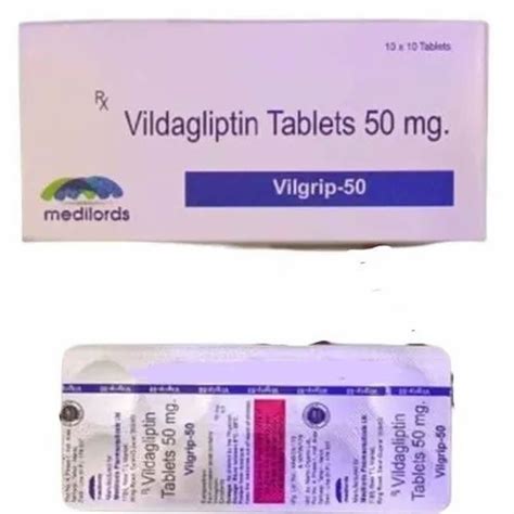 Vildagliptin Tablets 50mg At ₹ 1100box Vildagliptin Tablets In