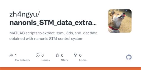 Nanonis Stm Data Extract Example M At Main Zh Ngyu Nanonis Stm Data