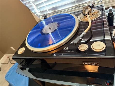 Denon Dp A Th Anniversary Turntable W Full Accessories Anniversary Cart Photo