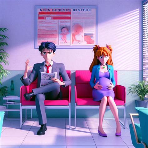 The Hospital Scene As Depcited By AI Aka Neon Genesis Mistake Neon Genesis Evangelion