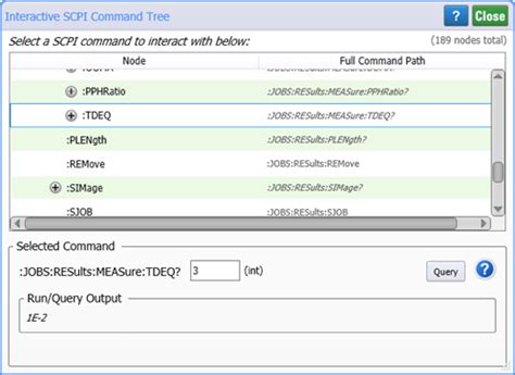SCPI Command Tree