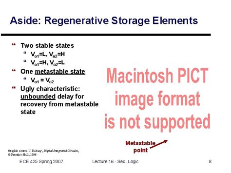 ece 425 vlsi circuit design lecture 16 sequential