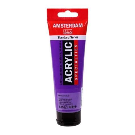 Amsterdam Acrylverf 20 Ml Metallic Violet 835 Foamtastic Crafts