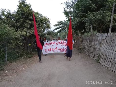 ရွှေရေကြည် သပိတ် စစ်ကြောင်း စစ်အာဏာရှင် ဆန့်ကျင်ရေး ချီတက် ဆန္ဒပ