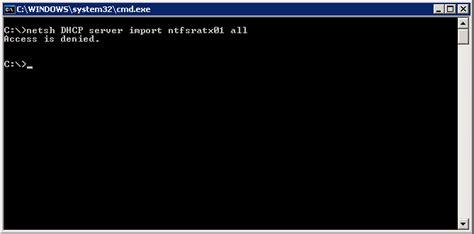 Import Windows Nt Dhcp Data Into Windows 2003