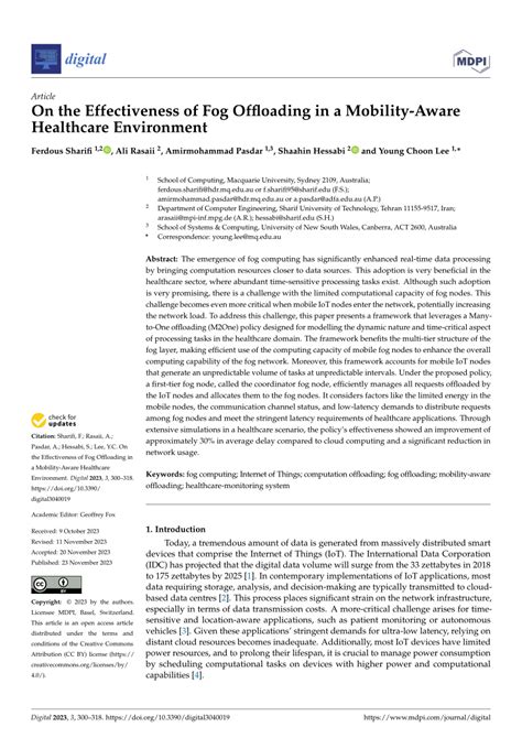 Pdf On The Effectiveness Of Fog Offloading In A Mobility Aware