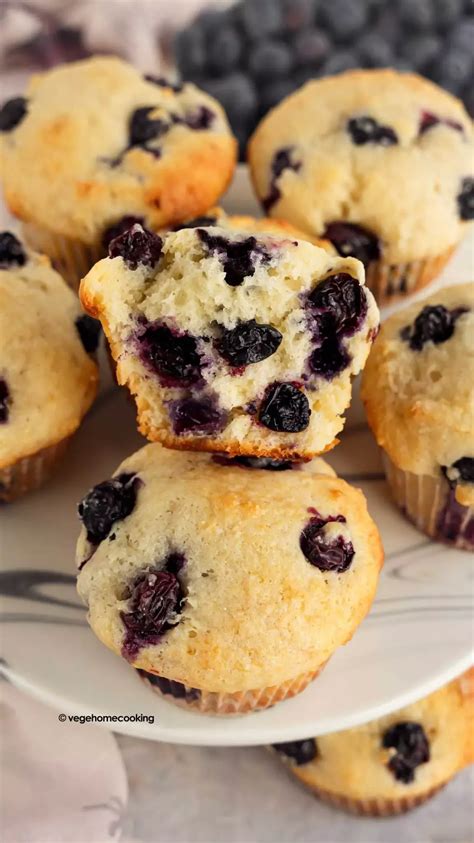 Eggless Blueberry Muffins Artofit