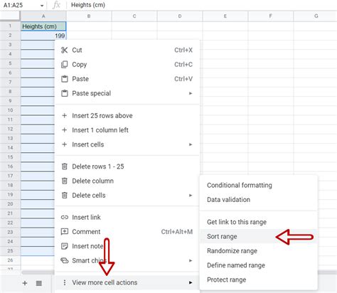 How To Find Range In Google Sheets SpreadCheaters How To Find Range In Google Sheets SpreadCheaters
