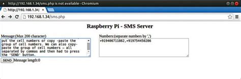 Raspberry Pi Based Sms Server Detailed Project Available