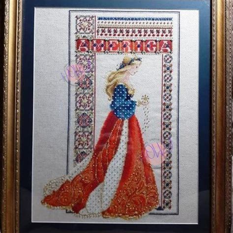 Mirabilia Lady Of The Flag Pattern Etsy