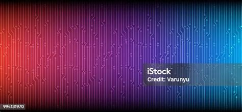 다채로운 디지털 칩 회로 보드 시스템 배경 첨단기술 및 기술 개념 디자인 벡터 일러스트 레이 션 배경 주제에 대한 스톡 벡터 아트 및 기타 이미지 Istock