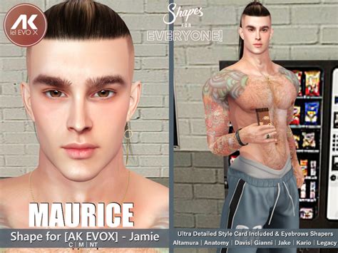 Second Life Marketplace Shape Maurice For Ak Evox Jamie Head Megapack