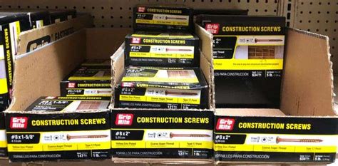 Grip Rite Construction Screes Fastenmaster Deck Ledger Fasteners Sherwood Auctions