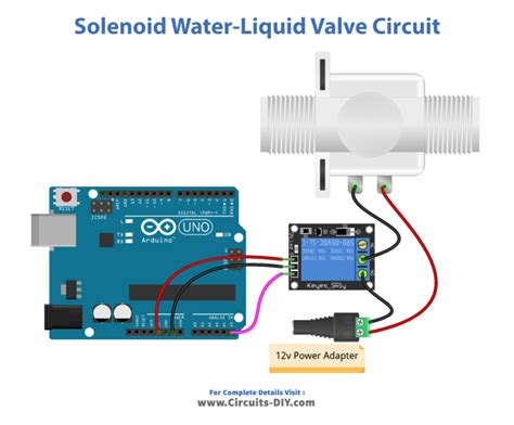 Solenoid Water Liquid Valve Arduino Tutorial
