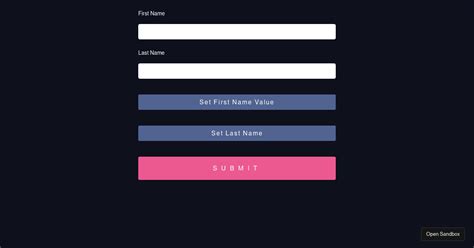 React Hook Form V7 Ts Setvalue Forked Codesandbox