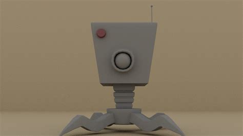 🤖 Tripod Bot・archivo Obj Para Impresión 3d・cults