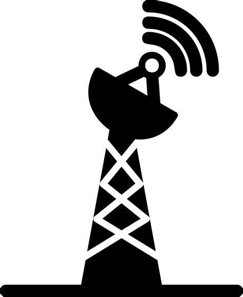 Signal Tower Vector Icon 20784123 Vector Art At Vecteezy