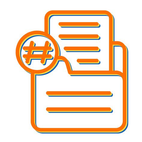 Document Numbering Vector Icon 28119283 Vector Art At Vecteezy