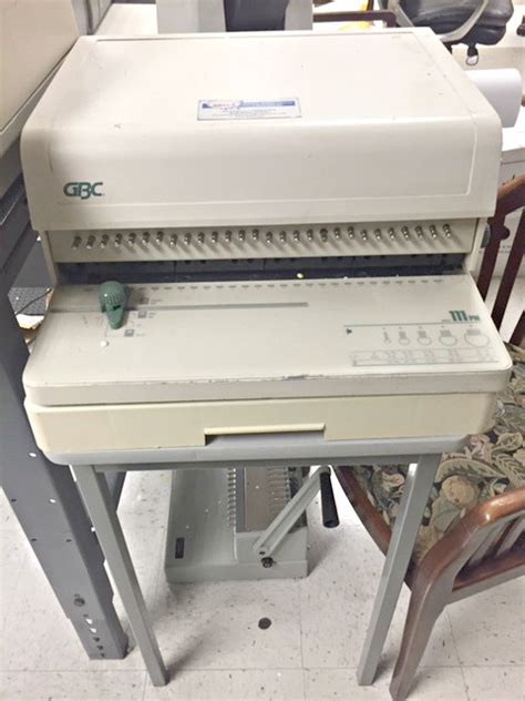 Used Gbc Iii Binding Machine For Sale Velobind Bindery Equipment