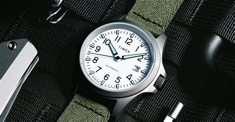 Huckberry X Timex Launch Tough Titanium Automatic Field Watch Maxim Huckberry X Timex Launch Tough Titanium Automatic Field Watch Maxim