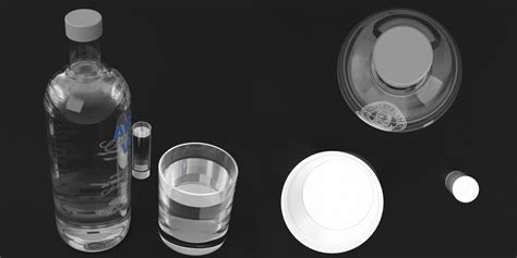 Absolut Vodka Bottle Glasses Max