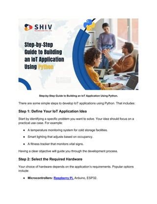 Python For Iot Development A Beginner Friendly Approach Pdf