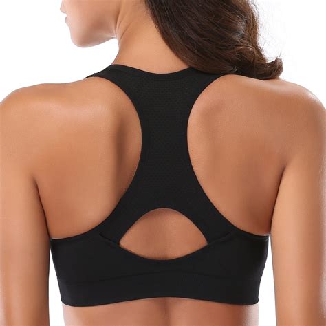 Mirity Women Racerback Sports Bras High Impact Workout Gym Activewear