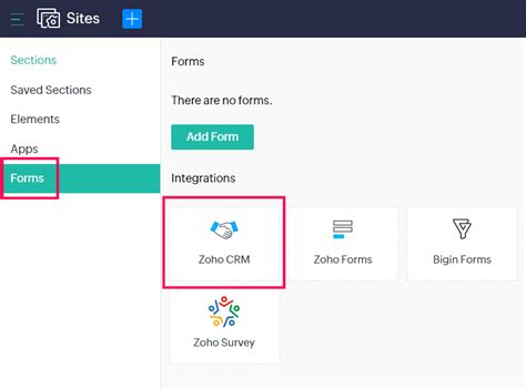 Zoho Crm Forms