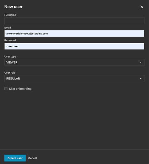 Manage Users Datalore Documentation