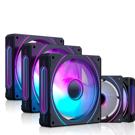 Ds 120mm Computer Cooling Ssf20 Fans For Chassis Case With Mirror Led Tunnel Light Effect On