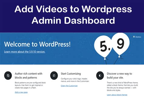 How To Add Video Tutorials To Your Wordpress Admin Dashboard A Detailed Guide Upaae