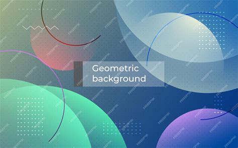 Premium Vector Minimal Colorful Abstract Dynamic Light Blue Color With Modern Geometric Circle