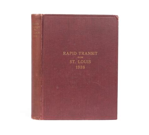 Lot Report On Rapid Transit For St Louis