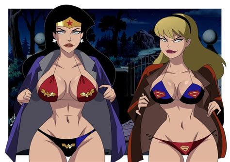 Supergirl And Wonder Woman Came Dressed For The Justice League