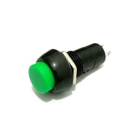 Green PBS 11A 12MM 2PIN Self Locking Round Plastic Push Button Switch Buy Online At Low Price In