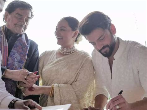 Sonakshi Zaheer Wedding Minimal Bride Sonakshi Sinha Stuns In Mother