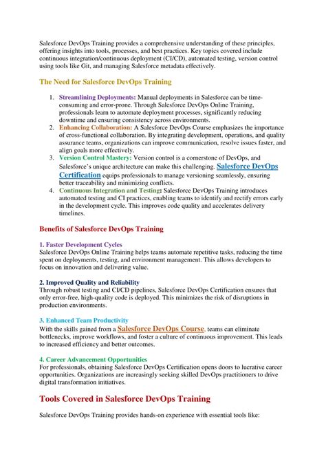 Ppt Salesforce Devops Online Training Salesforce Devops Course