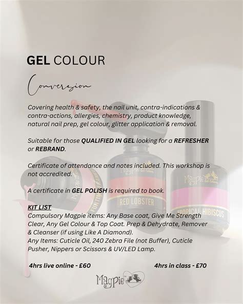 Gel Conversion Workshop Nicolettes Nails