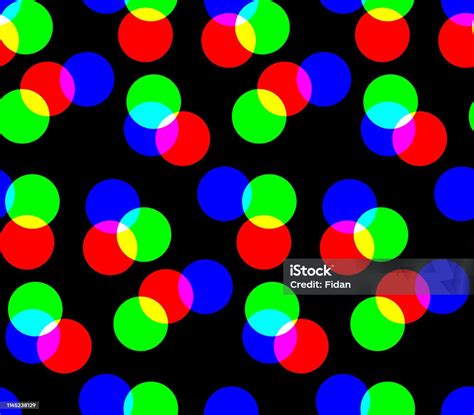 투명 효과와 여러 가지 빛깔의 라운드 패턴입니다 커버 디자인 섬유 배너 웹 및 직물에 대 한 원활한 벡터 10 Eps 배경 Cmyk에 대한 스톡 벡터 아트 및 기타 이미지