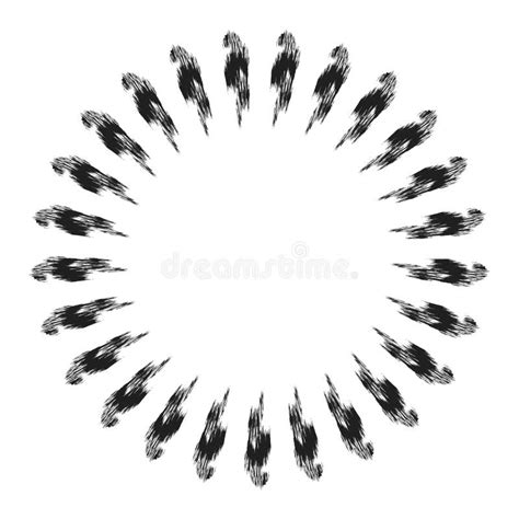 Grungy Circle Blob Blotch Vector Stock Vector Illustration Of Round Acrylic 202939376