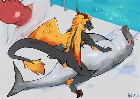 Rule Anthro Black Body Black Fur Black Sclera Blush Brunosharkk Cetacean Claws Close Up