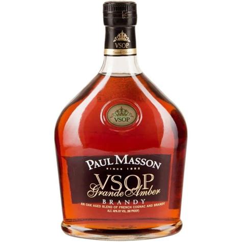 Paul Masson Vsop Grande Amber Brandy 750 Ml Liquorverse