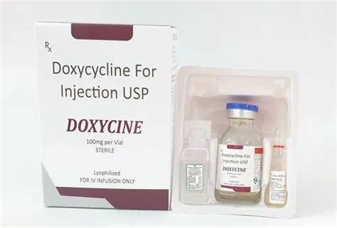 Doxycycline 100 Mg Inj At ₹ 562 91 Vial In Panchkula Id 23495245733