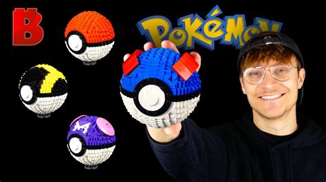 Incredible 1 1 Scale Lego Poké Ball Great Ball Ultra Ball And Master