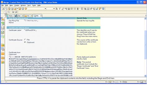 Install Certificate Lotus Domino Install Certificate Lotus Domino Globalsign Support