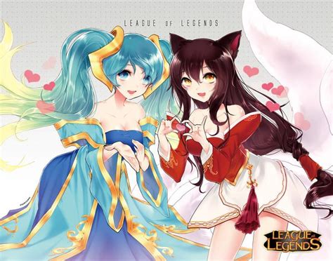 Sona And Ahri X Male Reader One Shot By Ayalachris91 On Deviantart