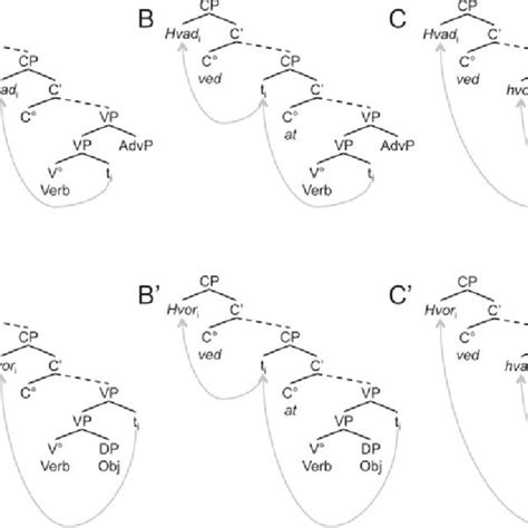 Partial Syntactic Structures Corresponding To Movement Derived Stimuli