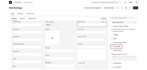 Display Dependency On Print Format Erpnext Frappe Forum