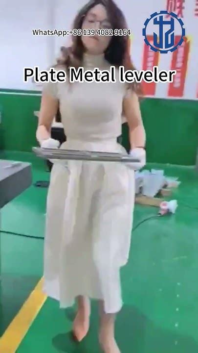 Plate Metal Leveler Jiuzh Group Leveling Youtubeshorts Leveler Machine Youtube